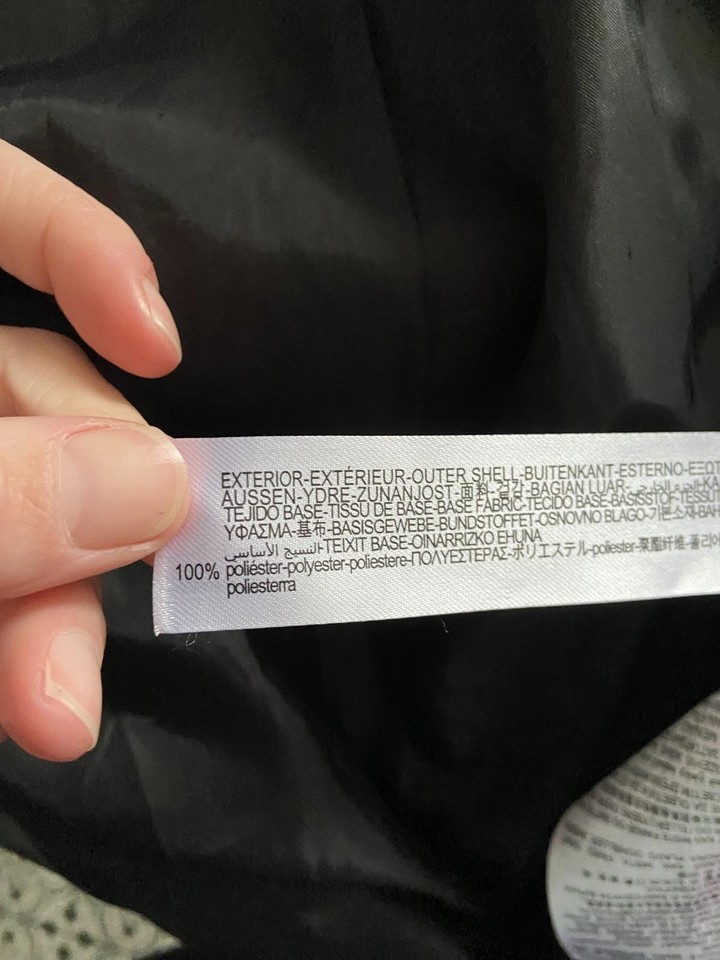 Zara Size Small Black Faux Leather Biker Jacket Soft Zip Detail Moto ...