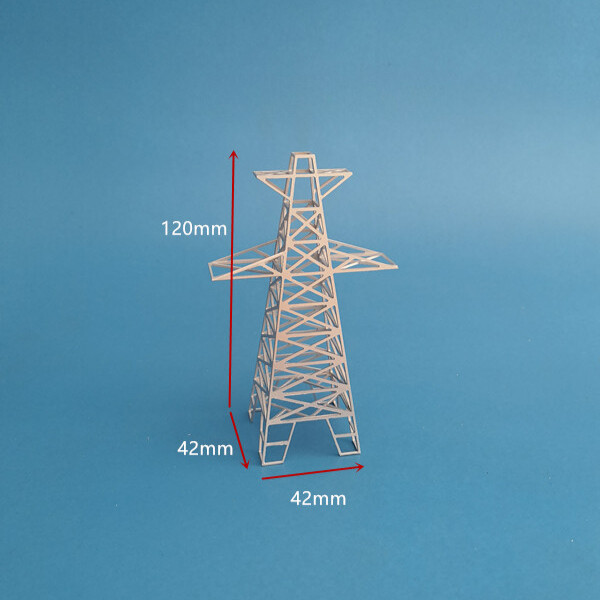Diorama Power Transmission Tower Model Tensioning Tower Building Model ...