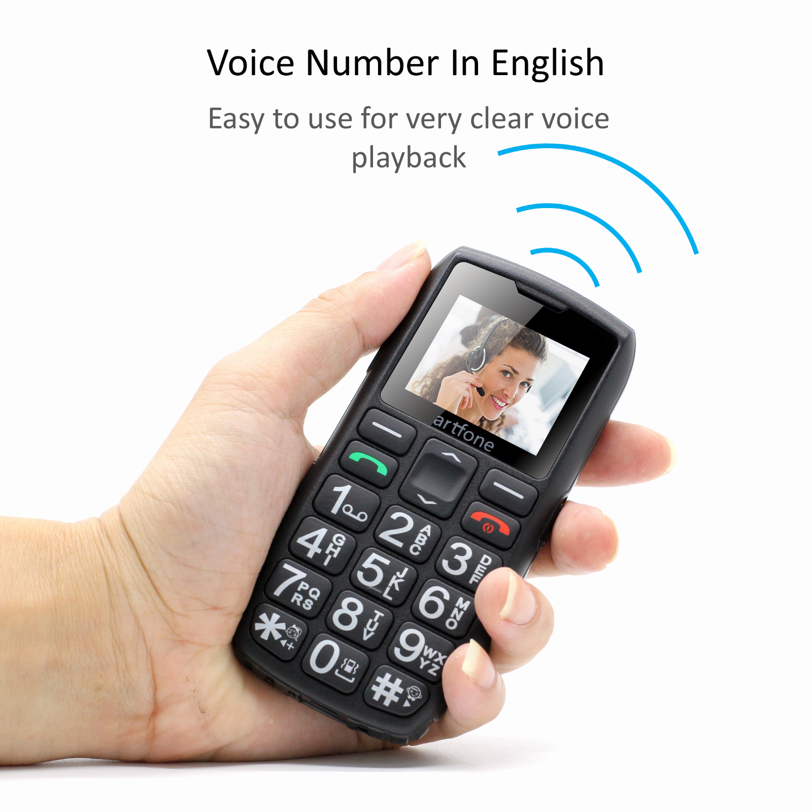 4G Artfone C1+ Big Button Mobile Phone for Elderly Dual SIM Unlocked ...