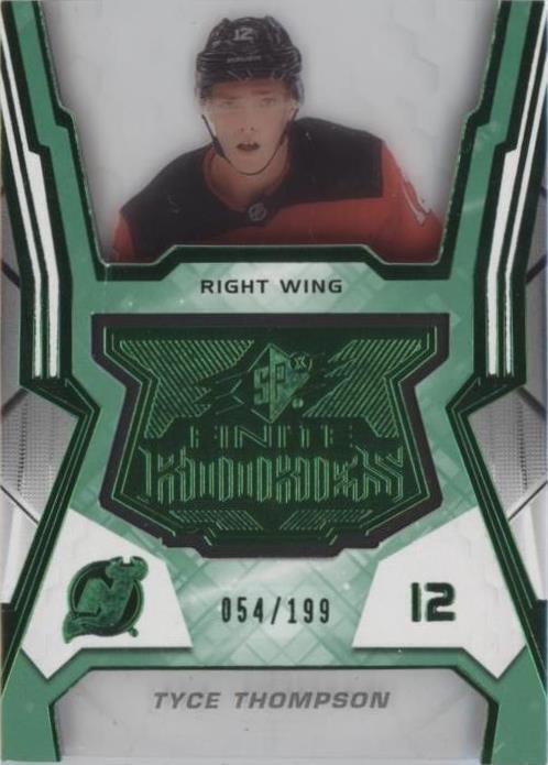 2021-22 SPx - Finite Rookies Tyce Thompson #F-30 Green /199 (RC) for ...