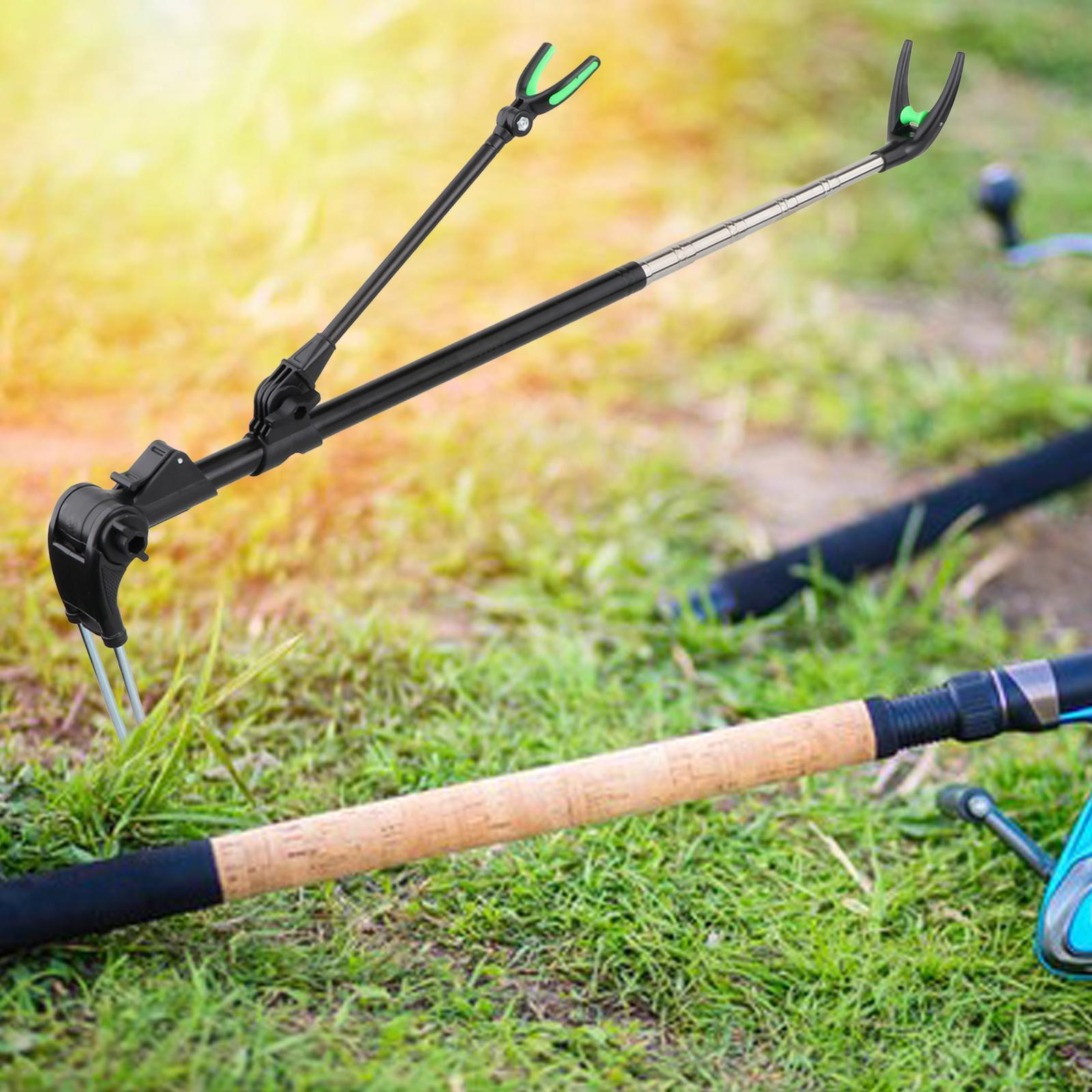 Fishing Rod Holder with Ground Stake Fisherman's Gift Fishing Pole Rest ...