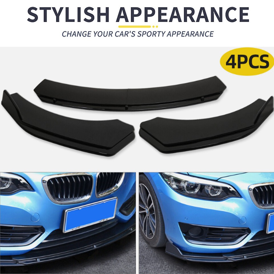For Ford F-150 SVT Lightning 1993-2004 Glossy Front Bumper Lip Spoiler ...