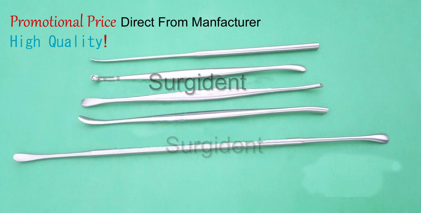 Penfield Dissectors No. 1, 2, 3, 4, 5 Neurosurgery Spine Instrument ...