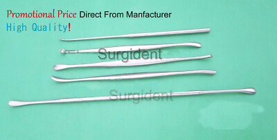 Penfield Dissectors No. 1, 2, 3, 4, 5 Neurosurgery Spine Instrument ...