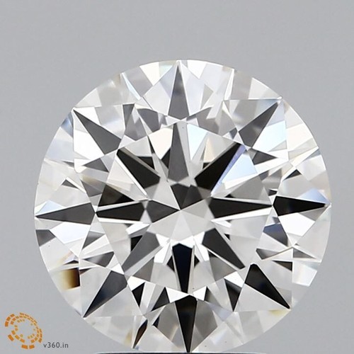 Round 2.81 carat IGI Certified Loose Lab Grown CVD Diamond H Color VS1 ...