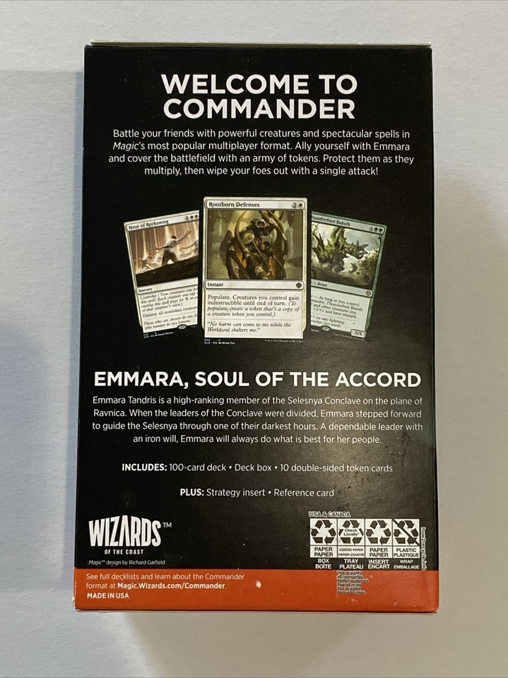 MTG Magic The Gathering Token Triumph Starter Commander Deck New! | eBay