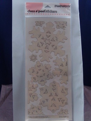 NEW STAMPENDOUS STICKERS JUMBO SNOWFLAKE CLEAR CRYSTAL AC1001CC 1472 | eBay