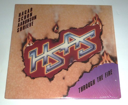 VINYL LP by SAMMY HAGAR (HSAS) "THROUGH THE FIRE" (1984) ROCK, HARD ...