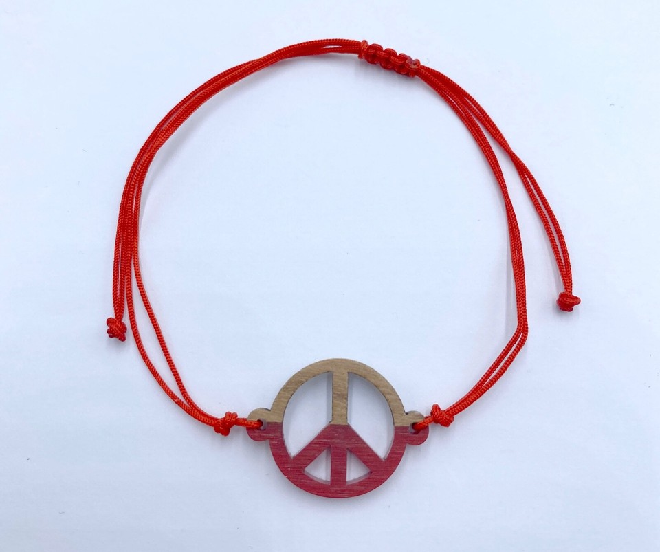 Women's Bracelet Peace Symbol Various Colors New Fashion Jewelry ...