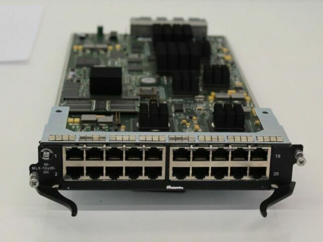 Brocade Communications Systems NetIron MLX Series 20-Port SFP Module ...