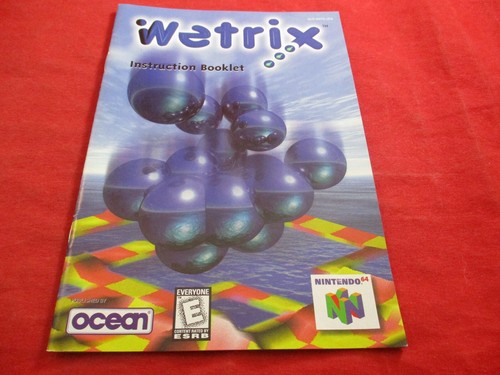 Wetrix Nintendo 64 N64 Instruction Manual Booklet ONLY | eBay