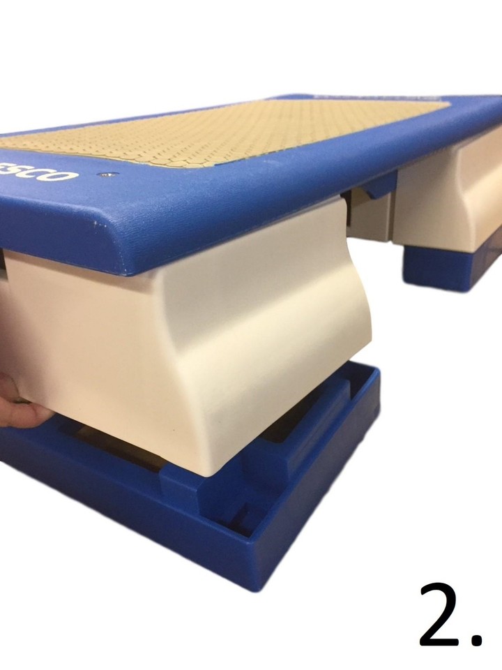 Nordesco Adjustable Aqua Step Aerobics Therapy Knee Water Cardio Swim ...