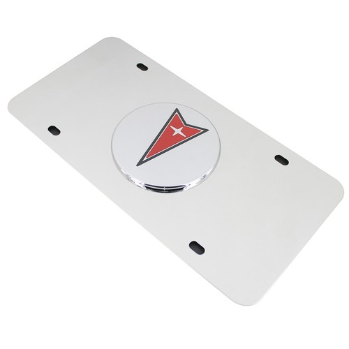 Pontiac Logo License Plate (Chrome) | eBay