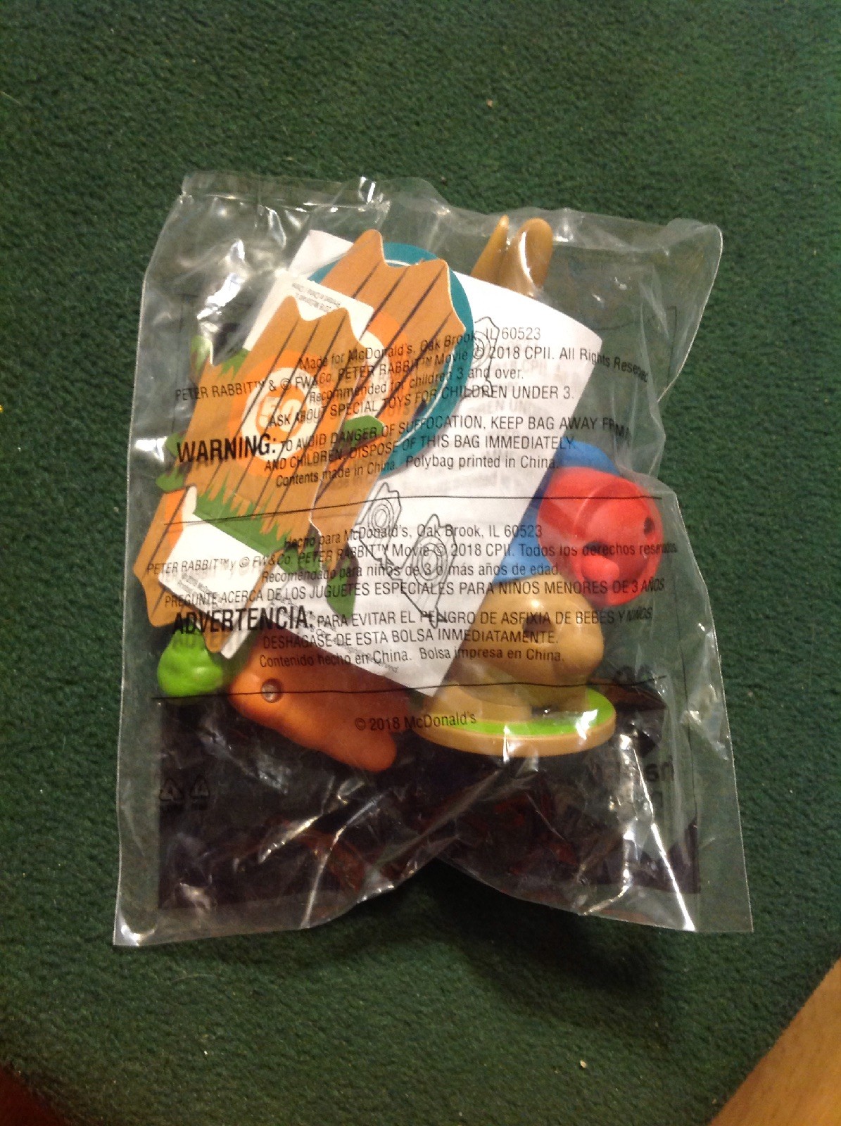 McDonald's Happy Meal® 2018 Peter Rabbit™ Launcher Movie Toy #6 | eBay