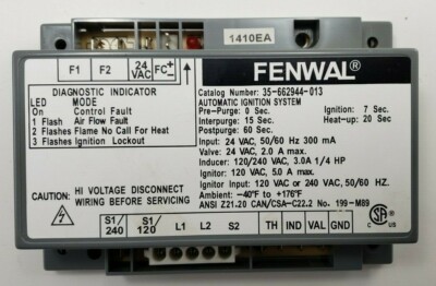 Fenwal Automatic Ignition System 35-662944-013 06-236157-004 | eBay