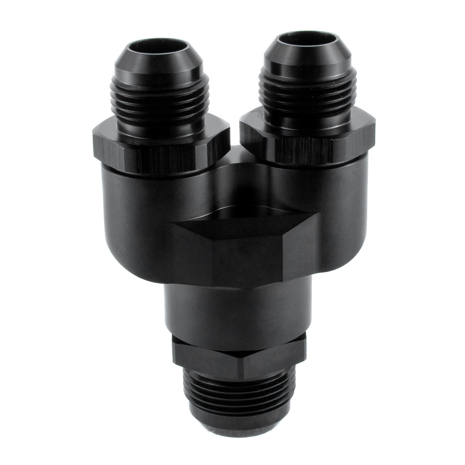 16 AN to 2x 12AN Parallel "Y" Distribution Block Custom W/ 1/4 NPT | eBay