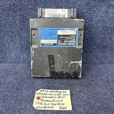 Ford C3W Foxbody 89-93 Mustang 5.0L Mass Air Engine Computer ECU ECM ...