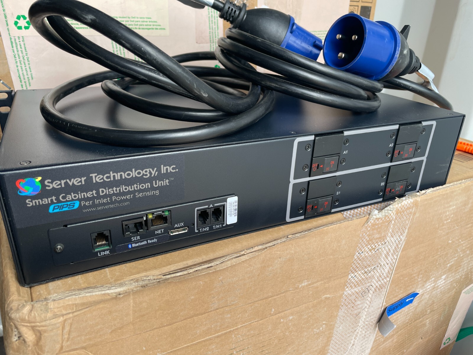 Sentry Smart Rack PDU, Server Technology CS-12HDEJ454A3 12xC19 sockets ...