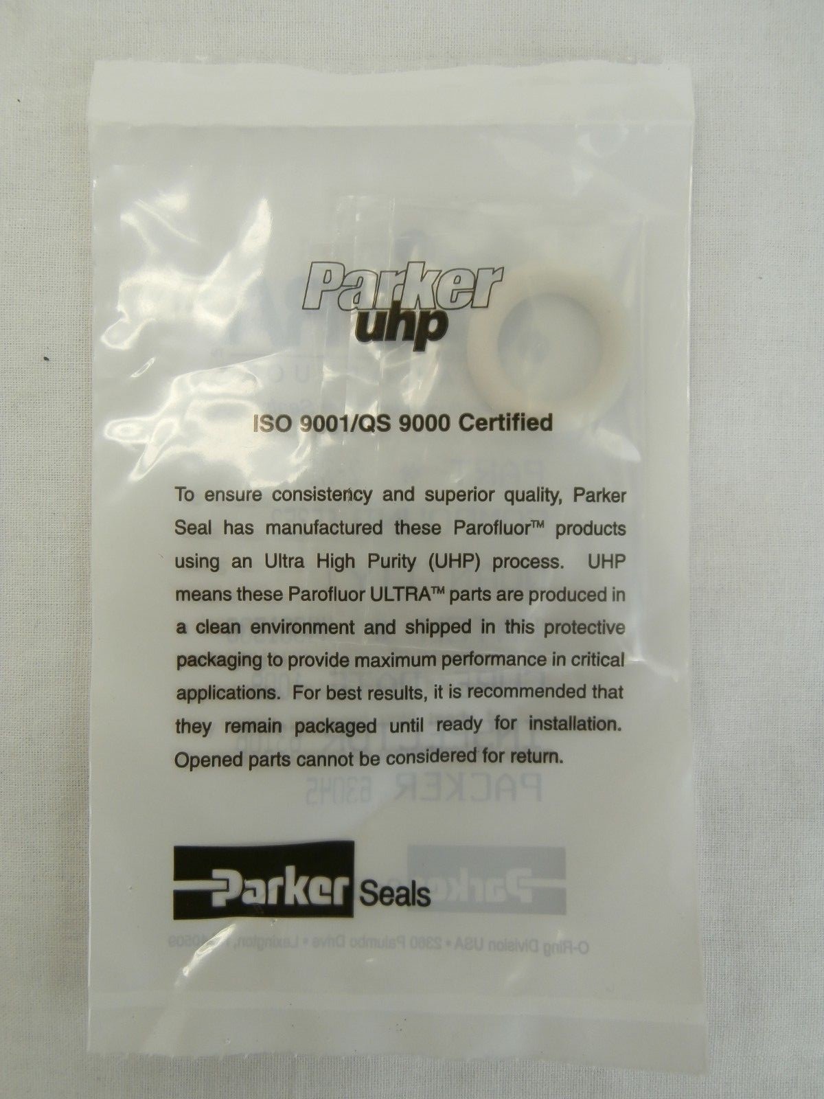 Parker Seals 2-314 O-Ring Ultra Parofluor Seal FF352 Reseller Lot of 6 ...