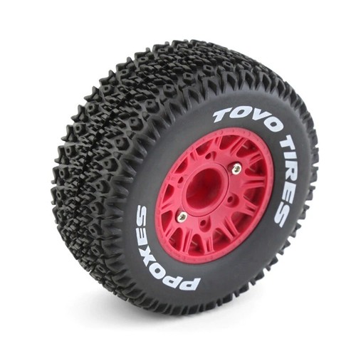 1/10 Rc Car Stadium Truck Wheels & Tires 4pcs For Team Associated Rc10 ...