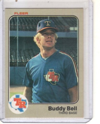 1983 Fleer - #562 Buddy Bell Texas Rangers baseball card | eBay
