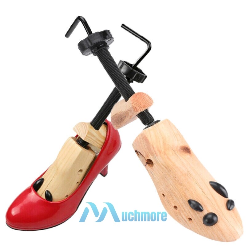 2-Way Wooden Adjustable Shoe Boot Stretcher US 10-13 for Men Women Shoe ...