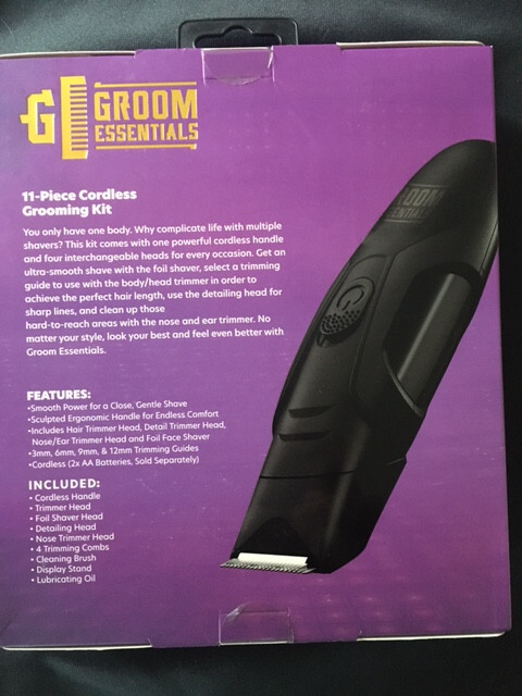 Groom Essentials Complete Facial Mens Grooming Kit | 11-pc Grooming Kit ...