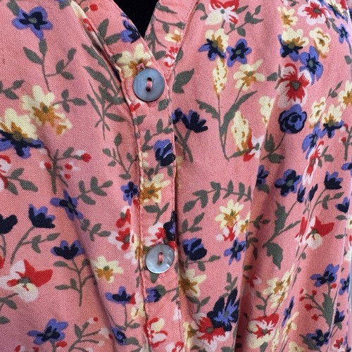 Woman Within 22W Short Sleeve Floral Maxi Dress Cottagecore Peasant ...