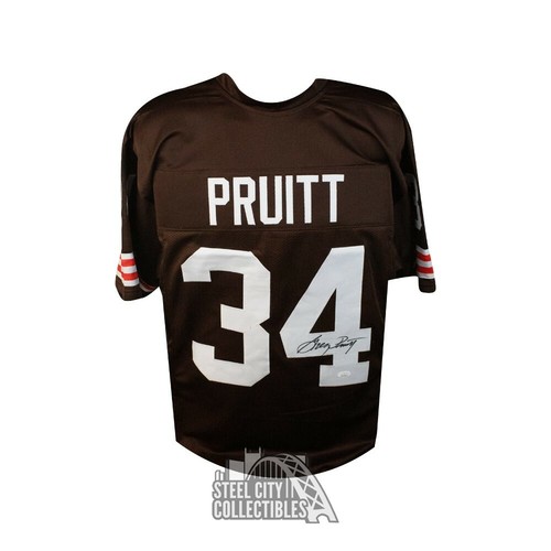 Greg Pruitt Autographed Cleveland Custom Brown Football Jersey - JSA ...