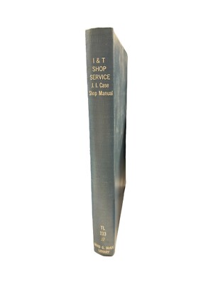 Hardbound book containing I&T J. I. Case Manuals | eBay