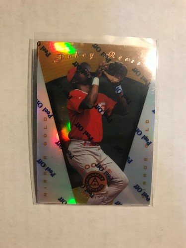 1997 PINNACLE CERTIFIED MIRROR GOLD PARALLEL #119 POKEY REESE ROOKIE ...