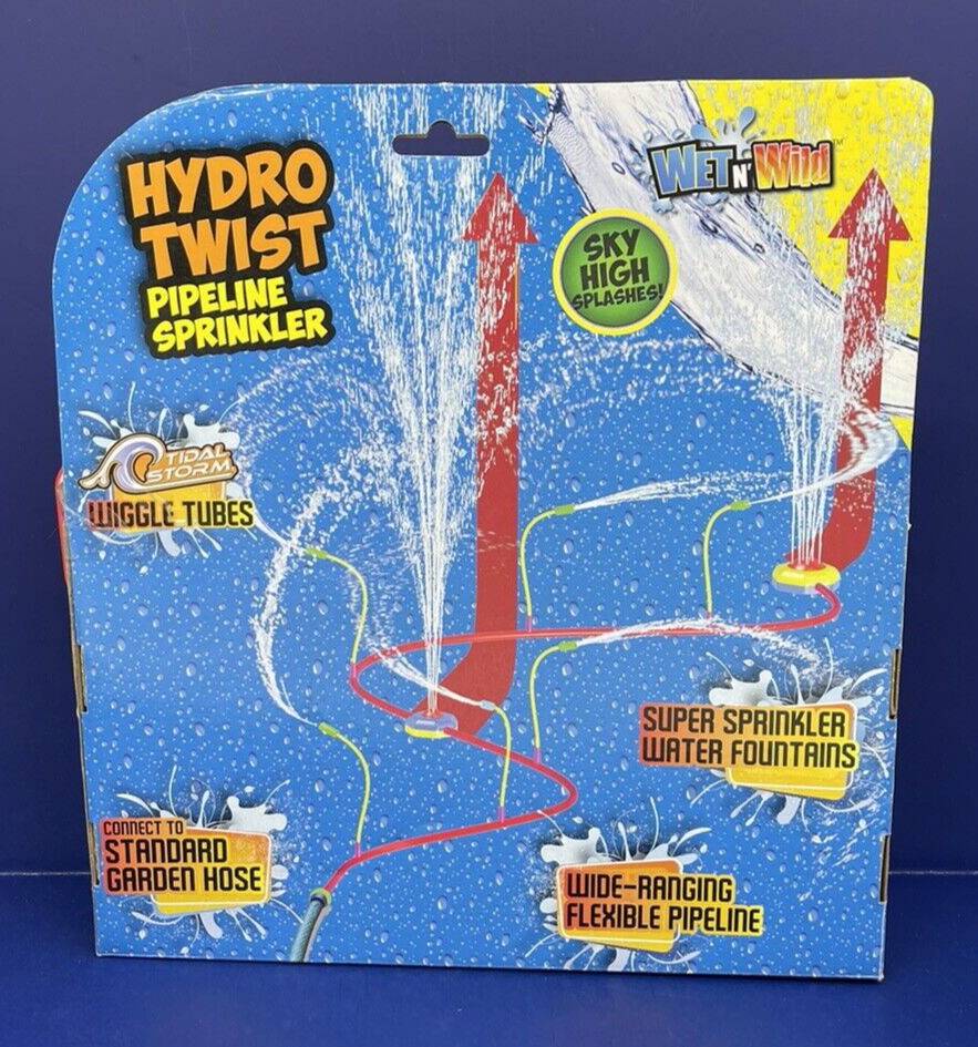 Hydro Twist Pipeline Sprinkler Water Backyard Fun Kids Children for ...