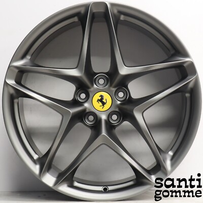 4 Rims in Alloy Ferrari Roma Original 20" New Matte Anthracite 866485 ...