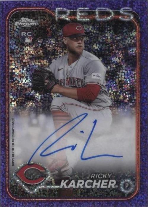 2024 Topps Chrome Update Series - Autographs Ricky Karcher #RA-RK ...
