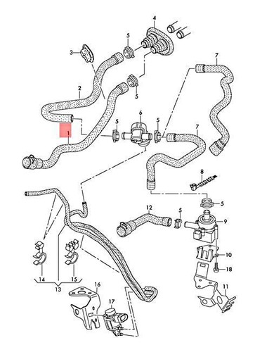 NEW AUDI Q5 8RB COOLANT HOSE 8R0819371Q ORIGINAL | eBay