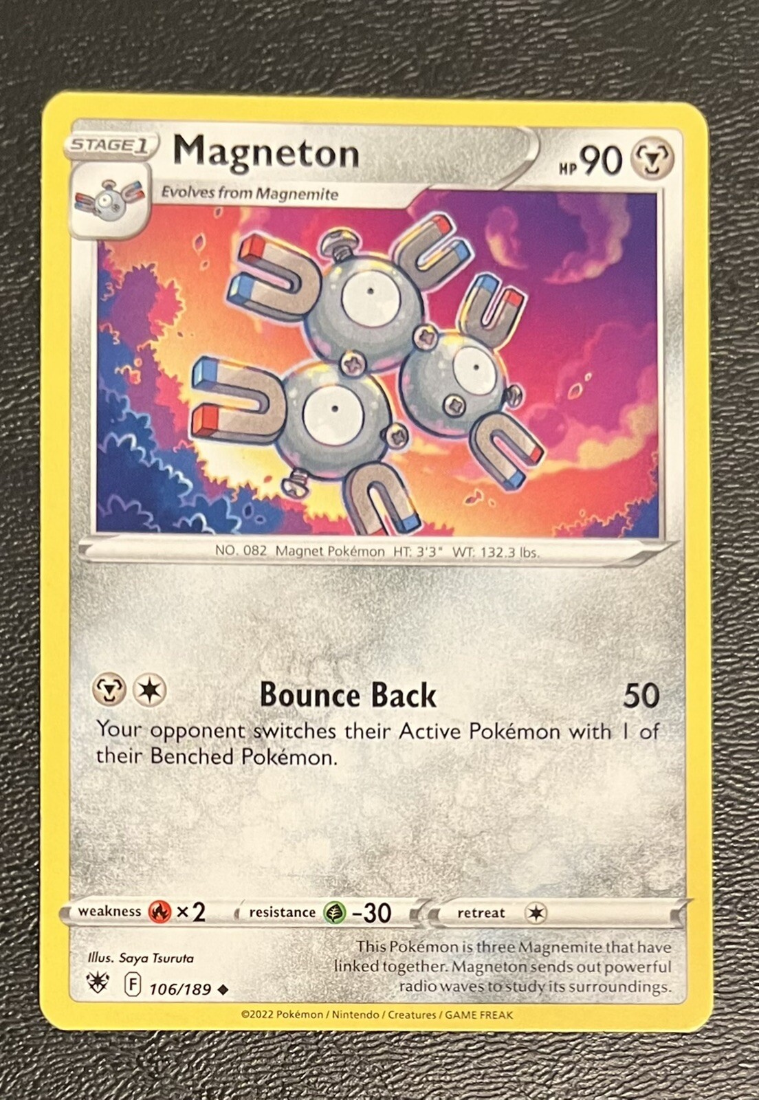 Pokémon TCG Magneton Astral Radiance 106/189 Regular Uncommon Card Near ...