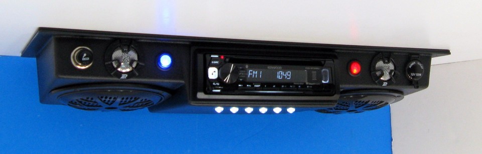 UTV Radio Polaris RZR Ranger Overhead Console Stereo KENWOOD BLUETOOTH ...