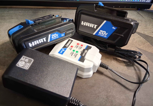 Hart 20v 2 Battery Combo: 2AH and 4AH + Charger! BRAND NEW | eBay