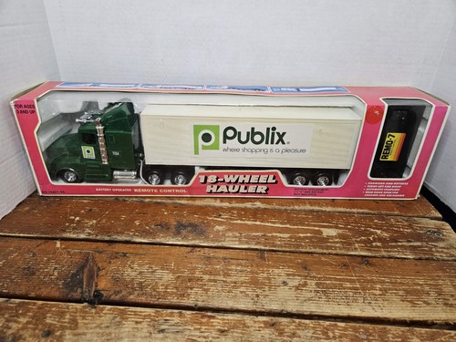 Publix Remote Control 18 Wheeler Tractor Trailer Truck Remo 7 Vintage ...