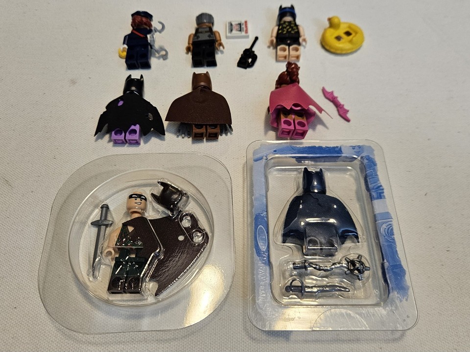 LEGO Batman Minifigure Lot of 8 – Batzarro, Sealed Pirate Batman and ...