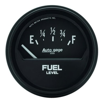 Autometer 2315 Auto Gage Fuel Level Gauge, 2-5/8", 73 Ohm Empty To 10 ...