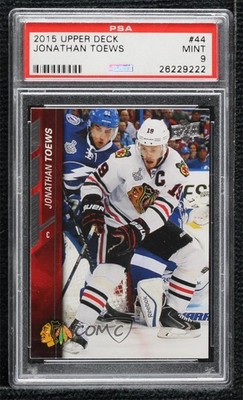2015-16 Upper Deck Jonathan Toews #44 PSA 9 MINT | eBay