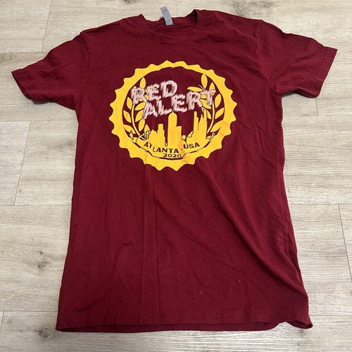 Red Alert English Punk Band Mens Sz Small Shirt Atlanta 2020 Blitz GBH ...