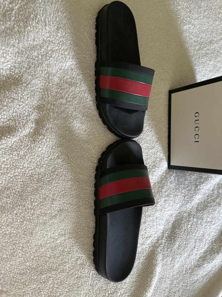 Brand New With Box Men’s Gucci Slides Size US 9 | eBay