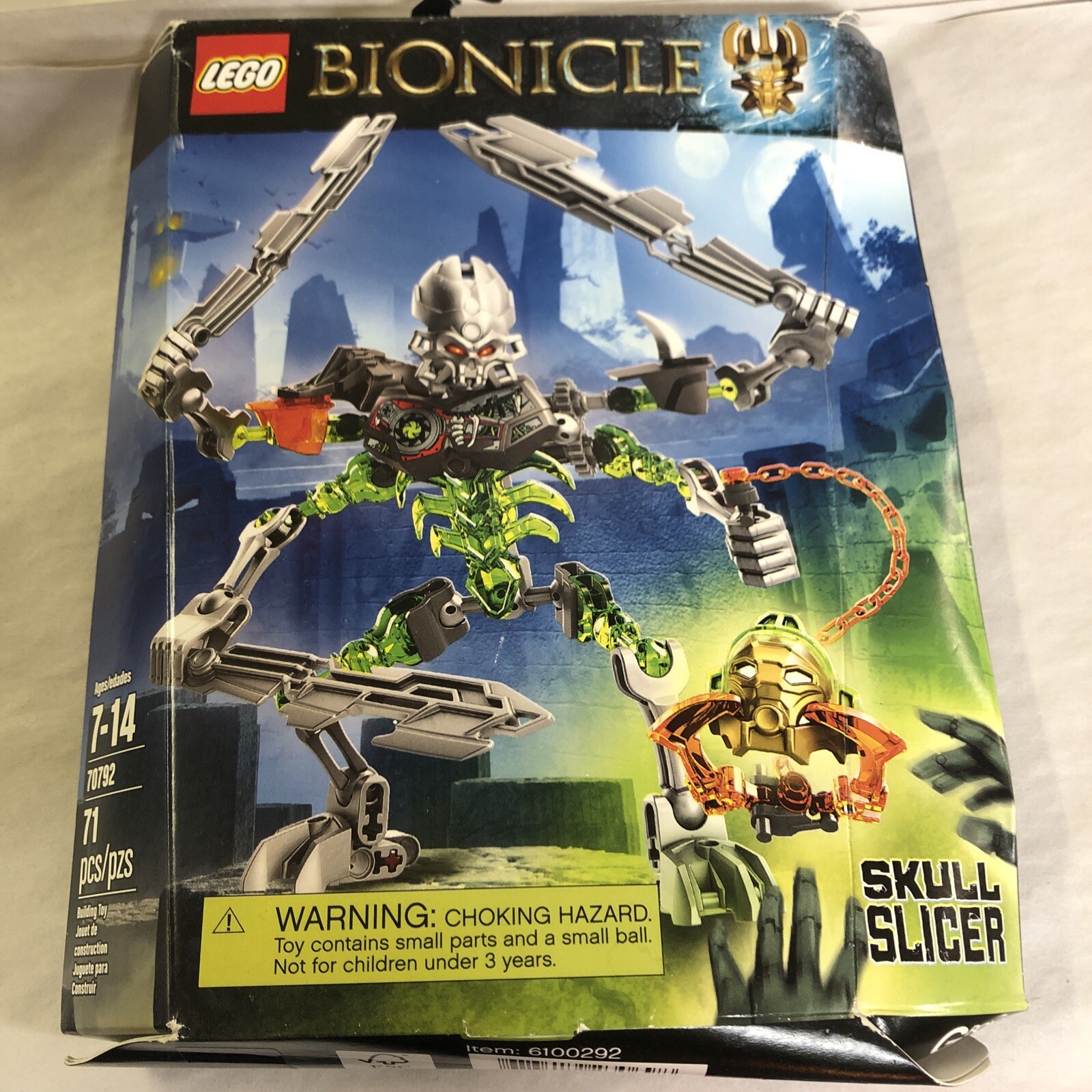 LEGO BIONICLE: Skull Slicer (70792) New in Sealed Box Damaged Box ...