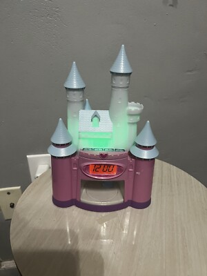 Disney Princess Cinderellas Castle Light Up Musical Animated Alarm ...