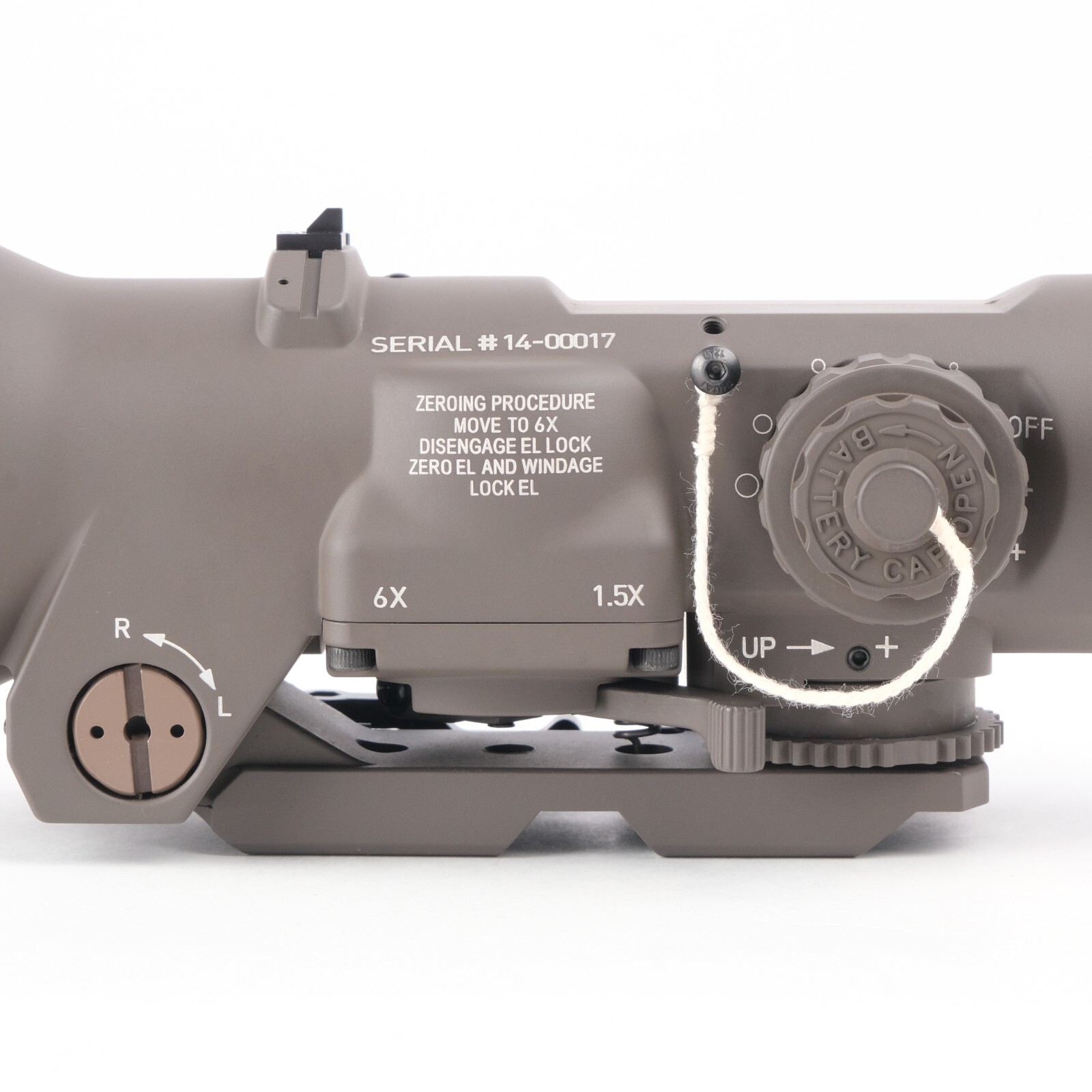 1.5-6x50 Rifle Scope EL-DR Scope Variable 1.5-6x Magnification with ...