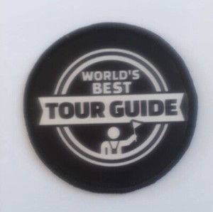 Worlds Best Tour Guide Patch Badge Guided Tour Leader | eBay