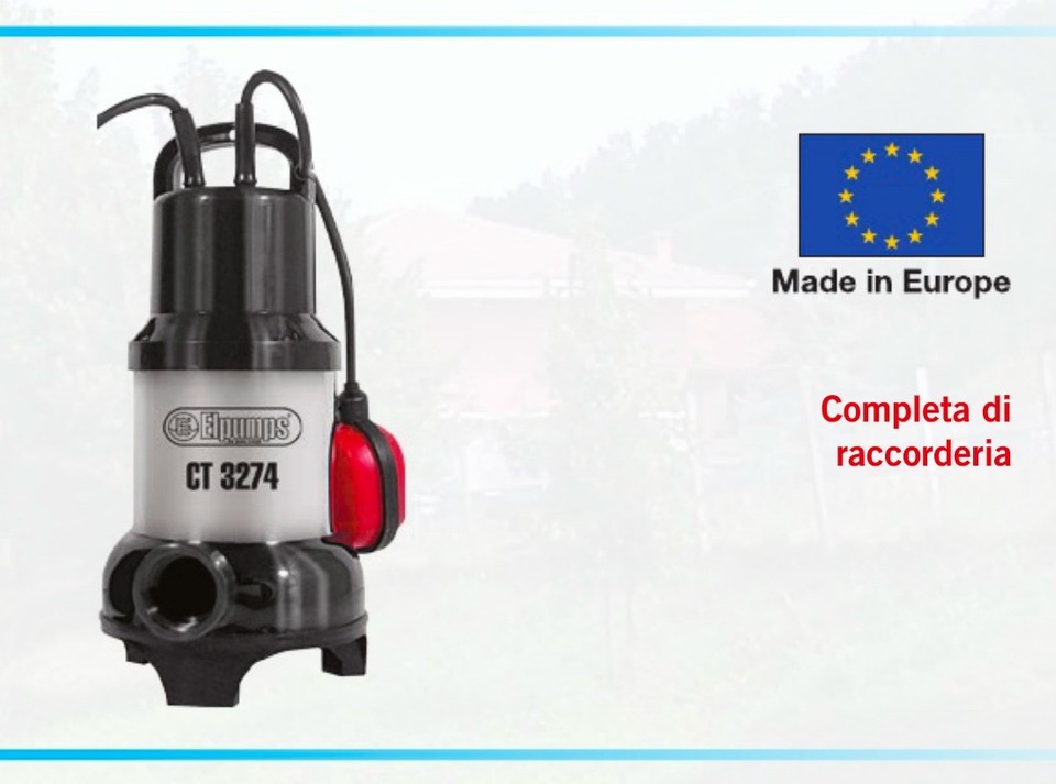 Submersible Water Pump Electropump 600W 7M ELPUMPS CT 3274 Dirty | eBay