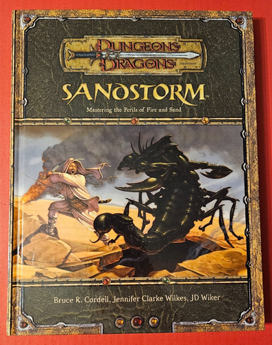 Sandstorm w/Maps HC - D&D v.3/3.5 d20 Dungeons & Dragons WotC | eBay